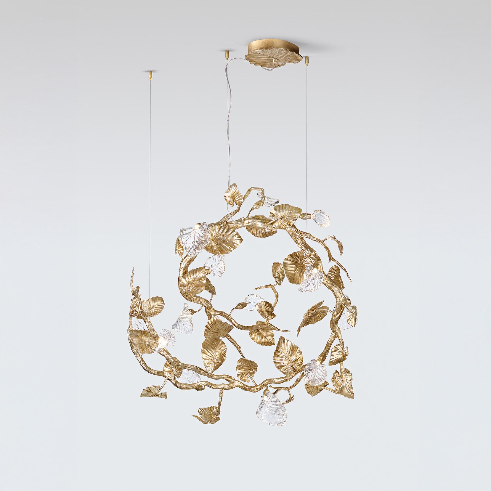 CALATHEA VERTICAL GYDE LEFT MEDIUM CHANDELIER – Collective Form
